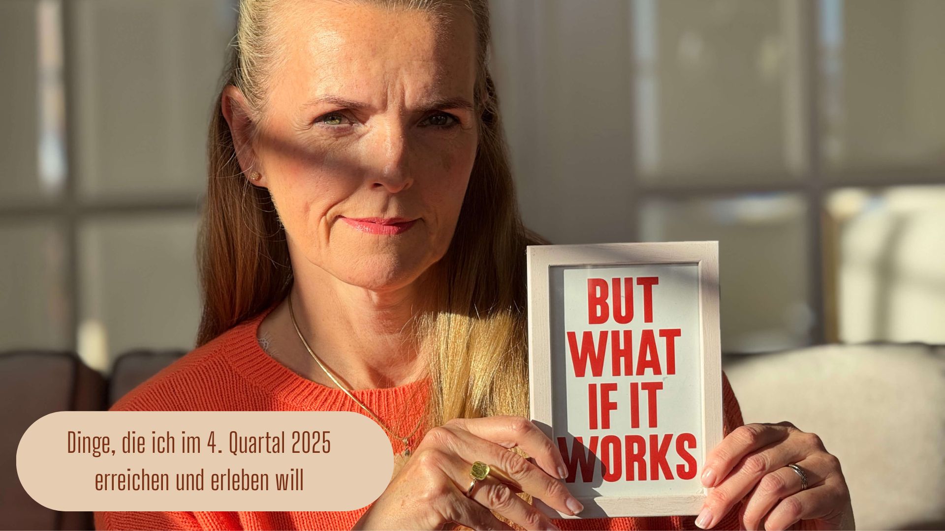 Dinge, die ich im 4. Quartal 2025 erreichen und erleben will - NINA BOYKE
